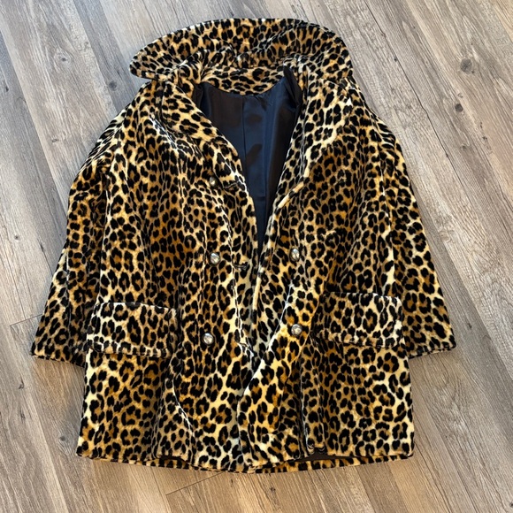 Carol Brent | Jackets & Coats | Vintage Carol Brent Leopard Print Coat ...